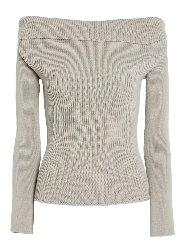 Rick Owens Ribbed Wool Turtleneck Knitwear - No