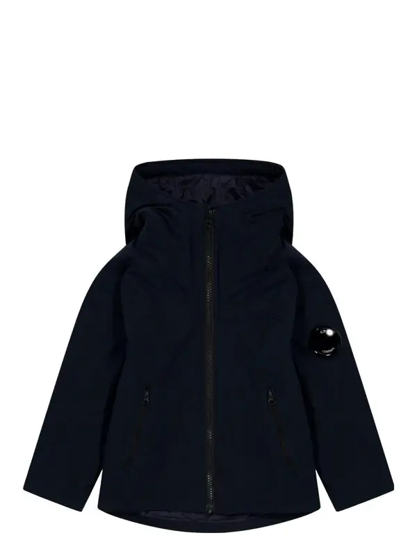 C.P. COMPANY Hooded Zip-up Jacket - Black
