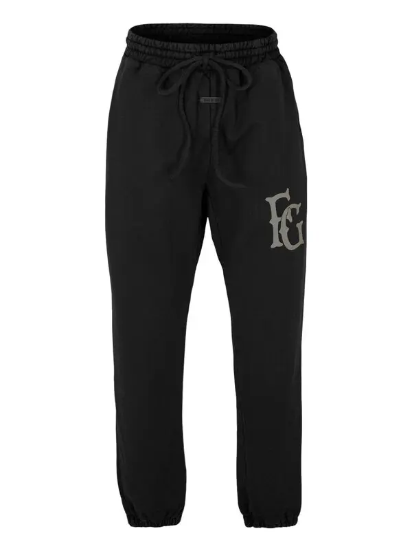 Fear Of God Solid Color Casual Trousers - Black