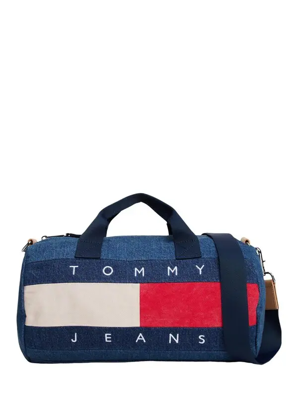 Tommy Hilfiger Cylindrical Duffle Bag - Blue