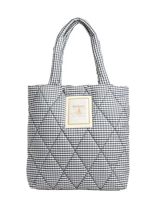 Barbour Quilted Tote Bag - Gray