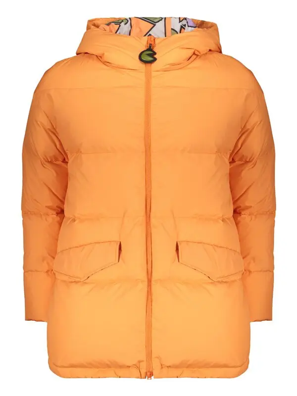 Herno Hooded Padded Jacket - Orange