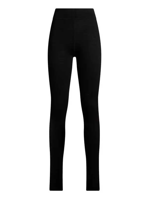 Rick Owens Solid Wool Leggings - Black
