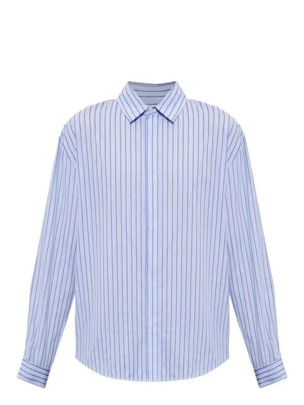 Jacquemus Dog-print Striped Shirt - Blue