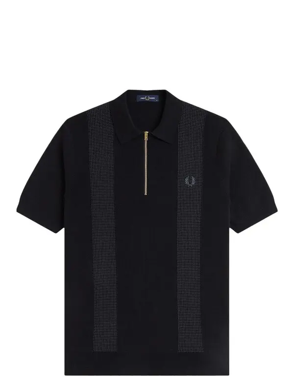 Fred Perry Short Sleeve Polo Shirt - Black