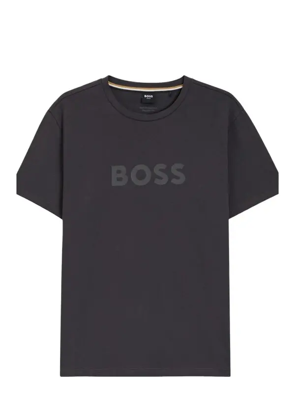 Hugo Boss Comfortable And Breathable Shortsleeve Top - Black