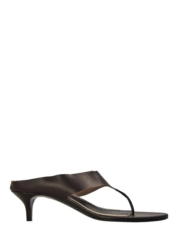 Magda Butrym Thong Heeled Sandals - Black