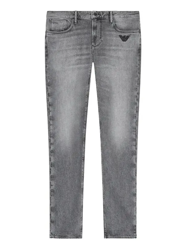 Emporio Armani Straight Leg Jeans - Grey
