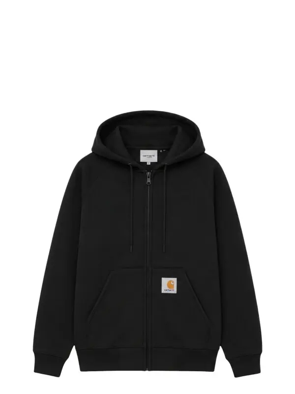 Carhartt Work In Progress Long Sleeve Hooded Sweatshirt - Black