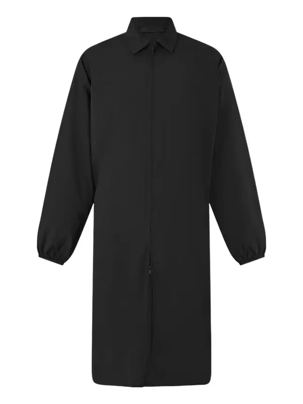 Fear Of God Long Trench Coat - Black