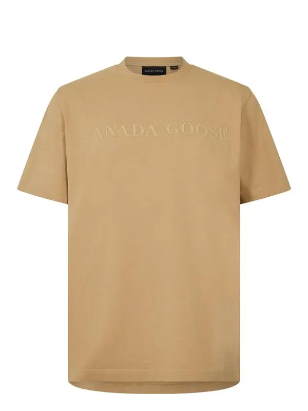 Canada Goose Pure Cotton Round-neck T-shirt - Beige