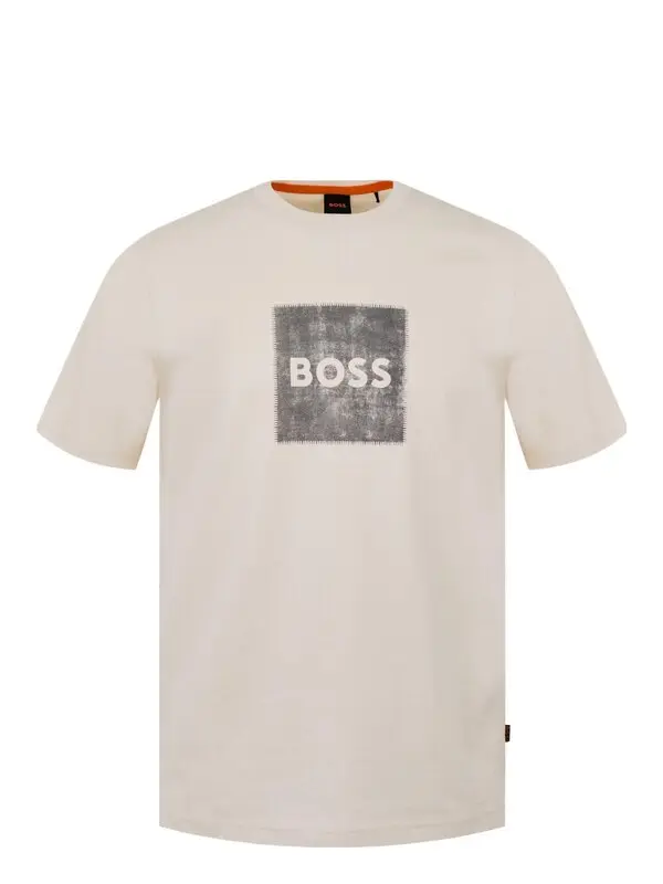 Hugo Boss Crewneck Shortsleeve Top - White