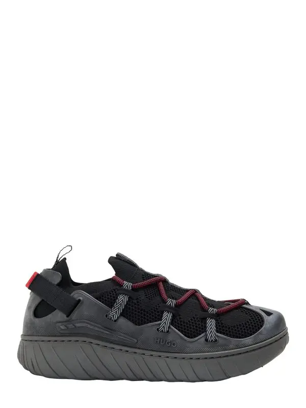 Hugo Boss Casual Knit Trainers - Black