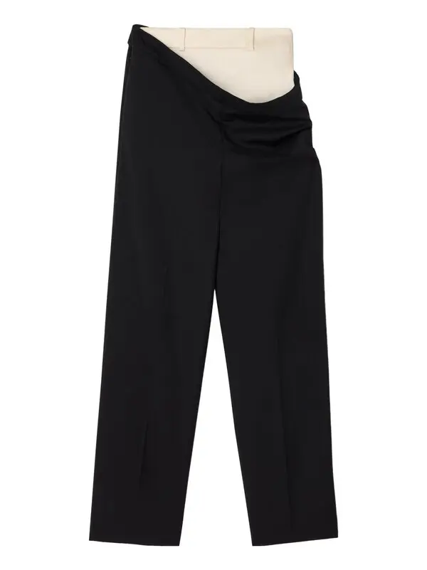 RÓHE Double Waistband Tailored Trousers - Black