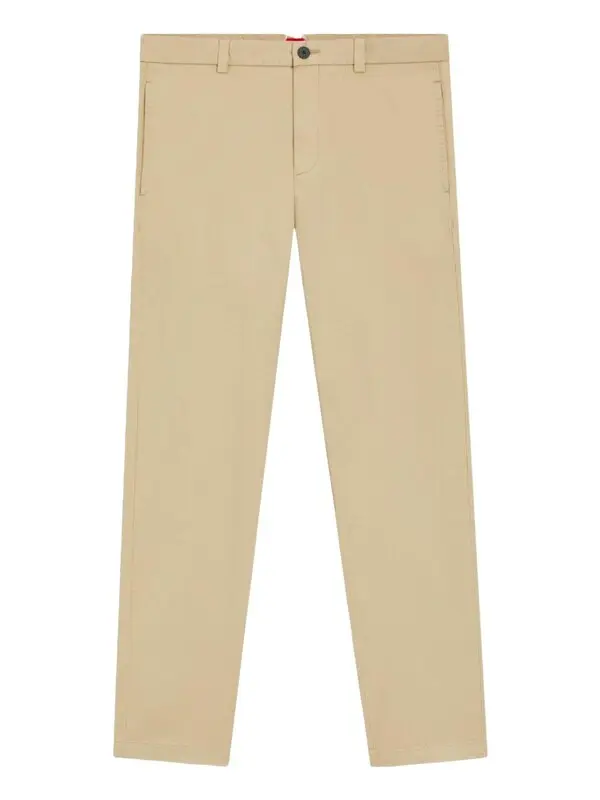 Hugo Boss Tailored Stretch Cotton Trousers - No