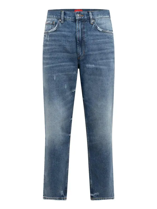 Hugo Boss Vintage Washed Trousers - Blue