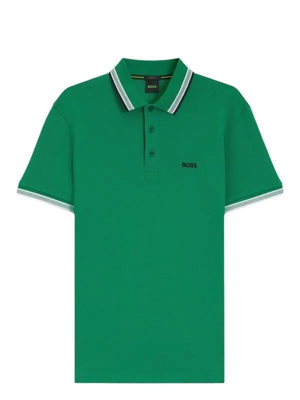 Hugo Boss Solidcolor Shortsleeve Polo - Green