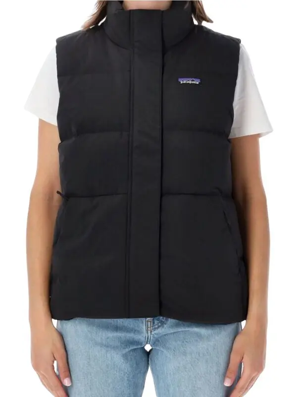 Patagonia Sisar High Collar Down Vest - Black