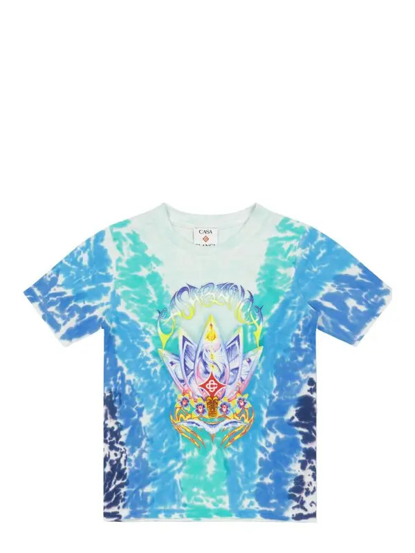 Casablanca Lotus Flower Print T-shirt - No