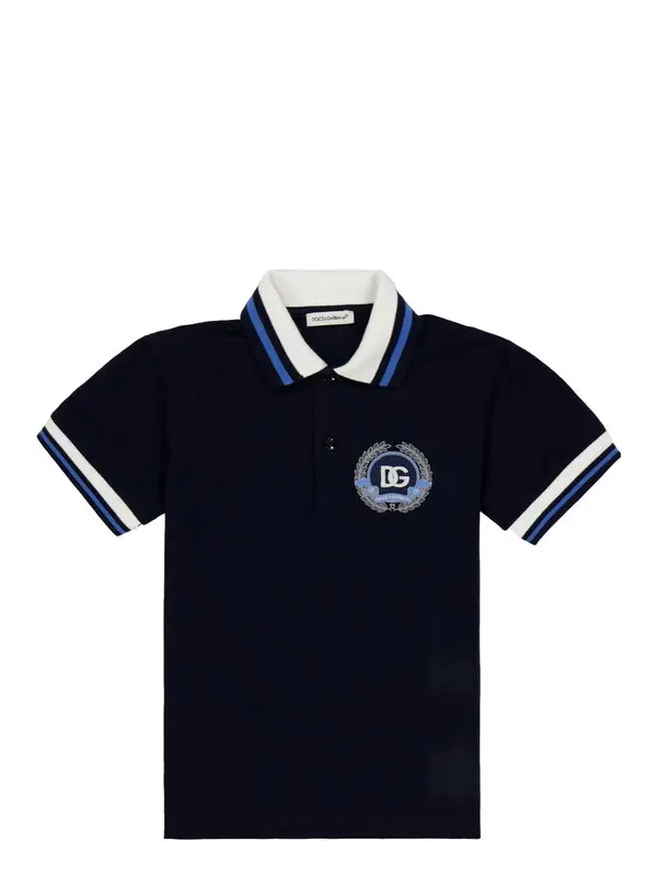 Dolce & Gabbana Shortsleeve Polo Shirt - Black