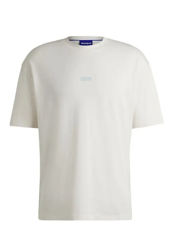 Hugo Boss Offwhite Crewneck Shortsleeve Tee - No