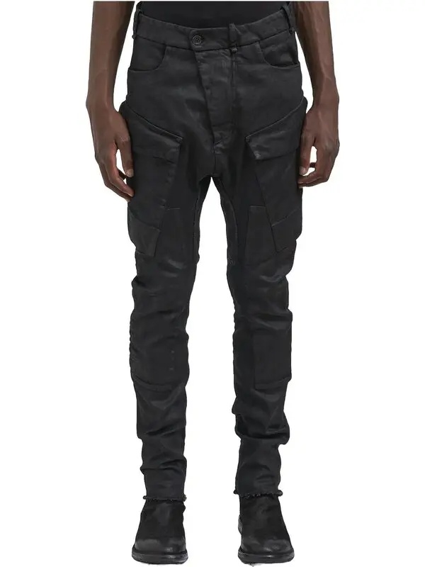 Masnada Trousers With Belt Loops - Black