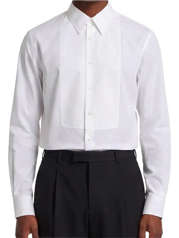 Saint Laurent Smoking Bib Front Button-up Shirt - No