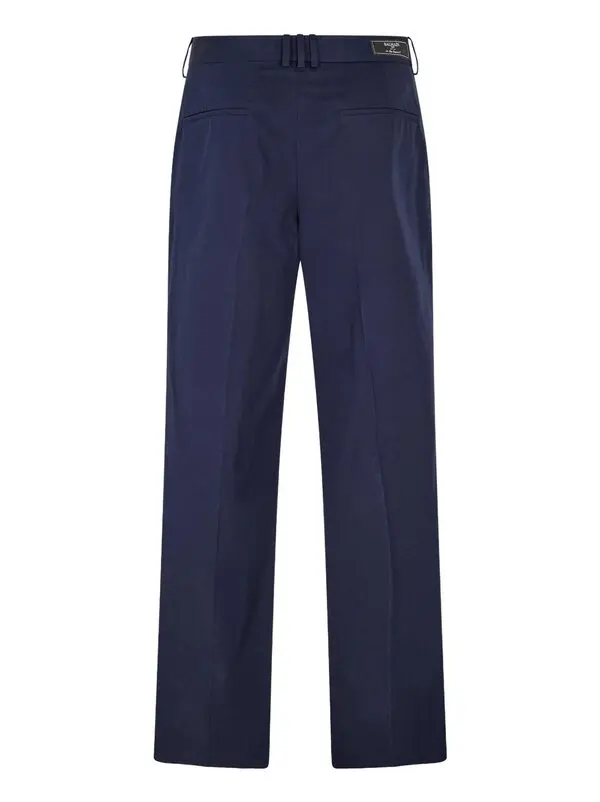 Balmain Tailored Straight Leg Trousers - Blue