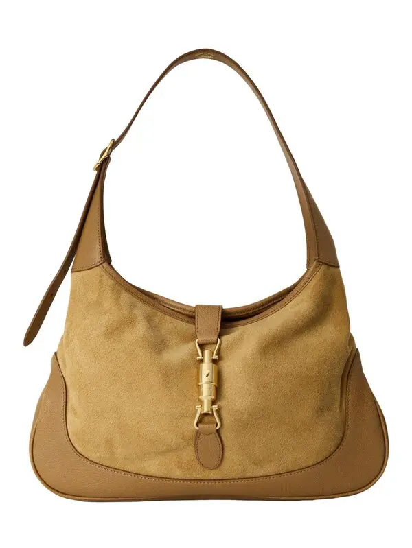Gucci Shoulder Bag With Gold Tone Hardware - Brown