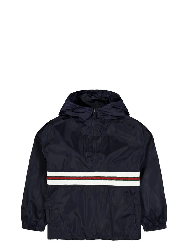 Gucci Long Sleeve Hooded Jacket - Black