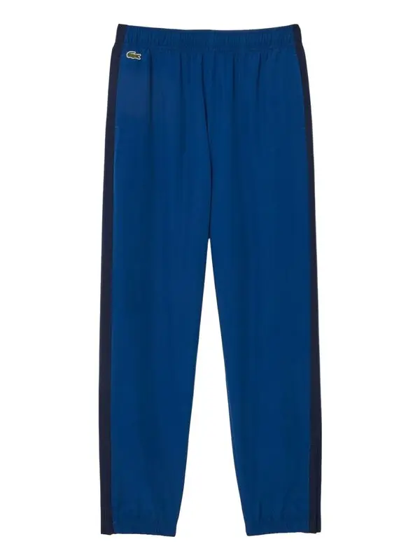 Lacoste Jogger Trousers With Contrast Stripe Detail - Blue