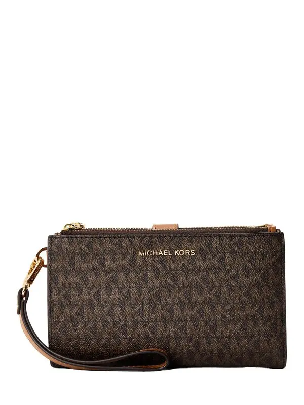 Michael Kors Monogram Wristlet - Black