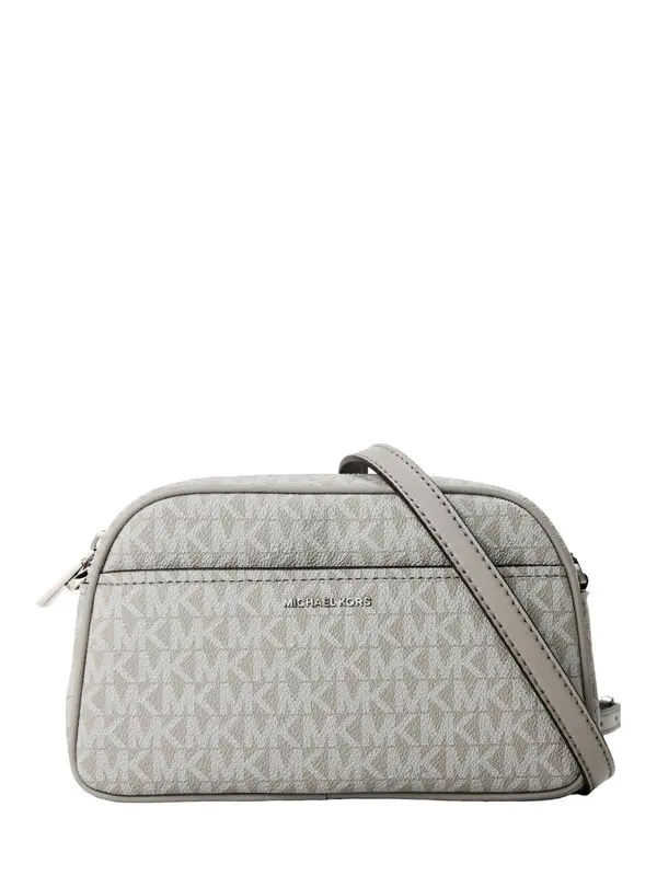Michael Kors Monogram Camera Bag - Gray