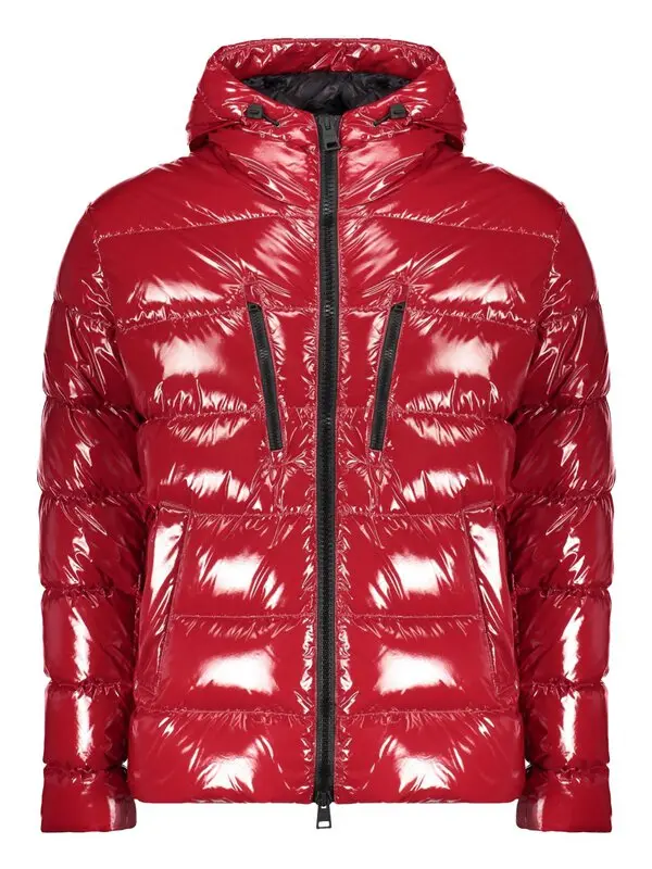 Herno Hooded Padded Jacket - Red
