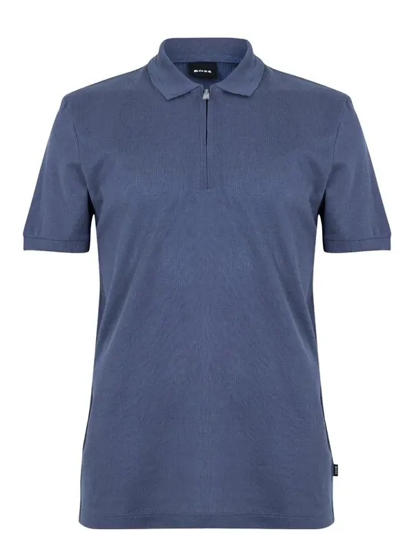 Hugo Boss Casual Versatile Shortsleeve Top - Blue
