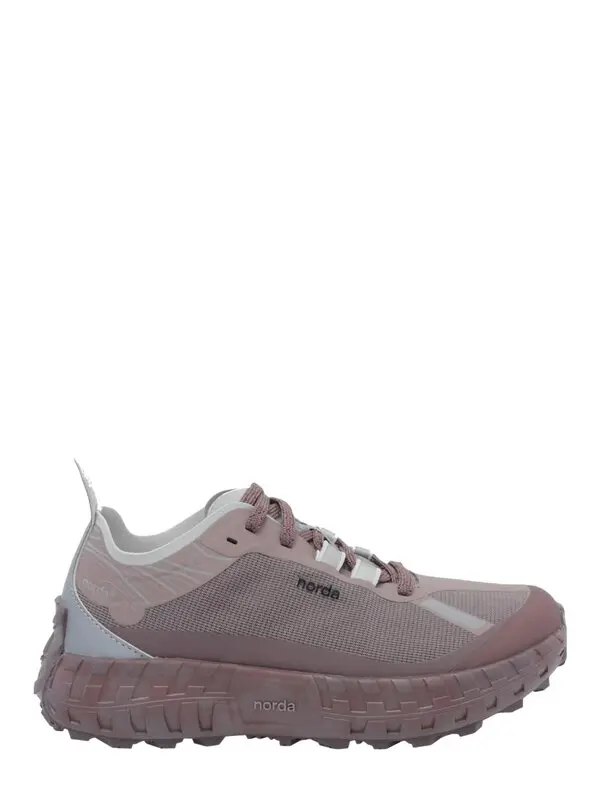 NORDA Round Toe Lace Up Sneakers - Gray