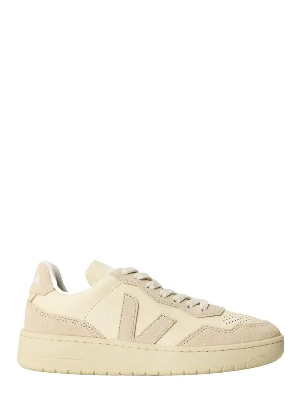 VEJA Low Top Mixed Material Sneakers - Nude