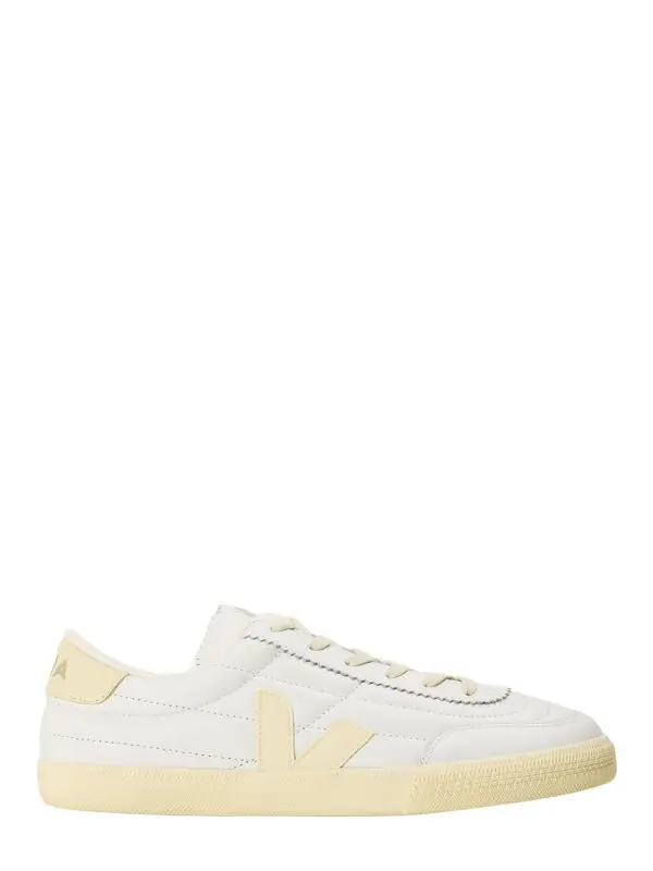 VEJA Low Top Quilted Panel Sneakers - White