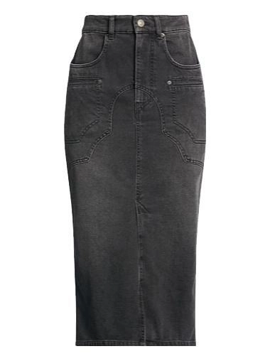 Isabel Marant Étoile Pencil Denim Skirt - Black
