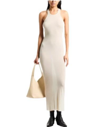 Rick Owens Sleeveless Slim-fit Ribbed Jersey Dress - Nude