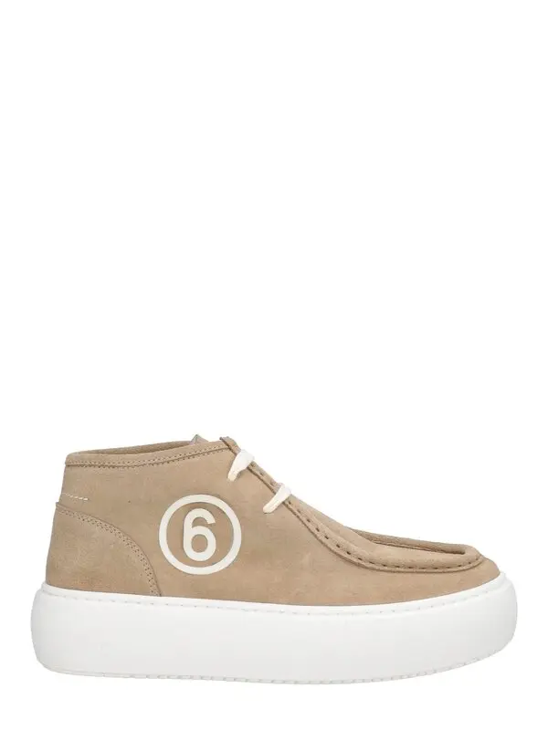 MAISON MARGIELA Suede Desert Boots - Nude
