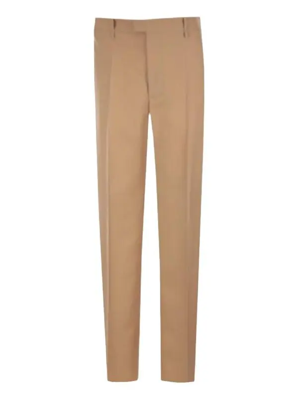 Bottega Veneta High-waisted Tailored Trousers - Nude