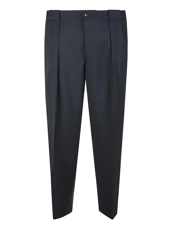 BRIGLIA 1949 Portobello Pleat-detailed Tailored Trousers - Black