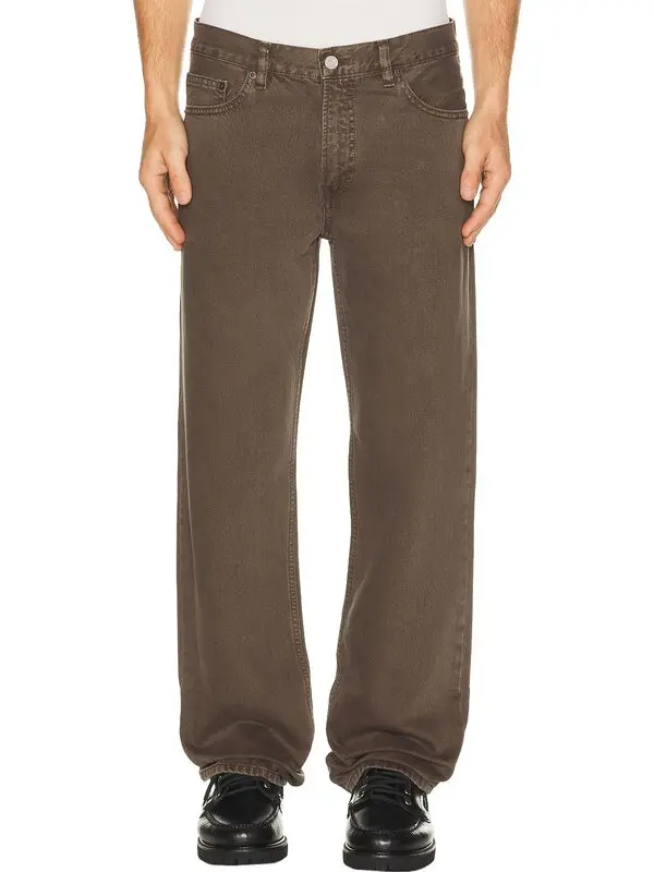FRAME Relaxed Fit Denim Jeans - Brownstone