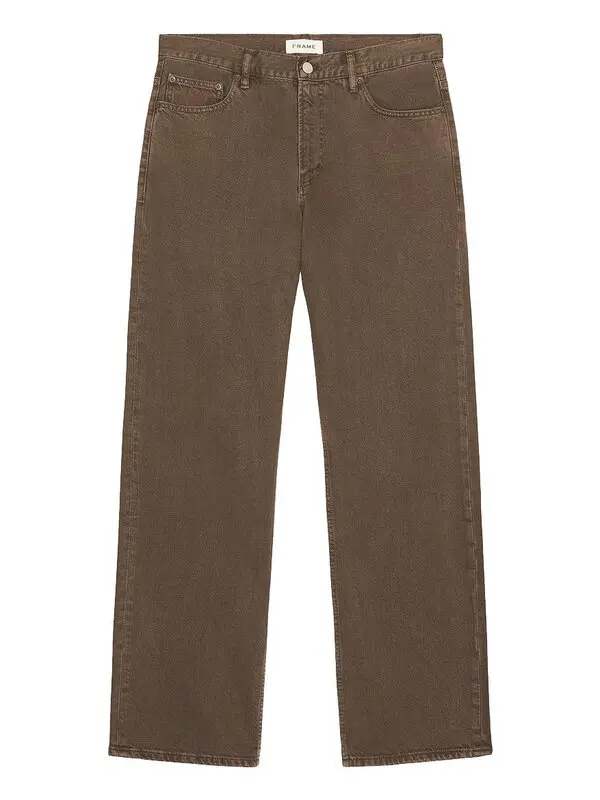 FRAME Relaxed Fit Denim Jeans - Brownstone