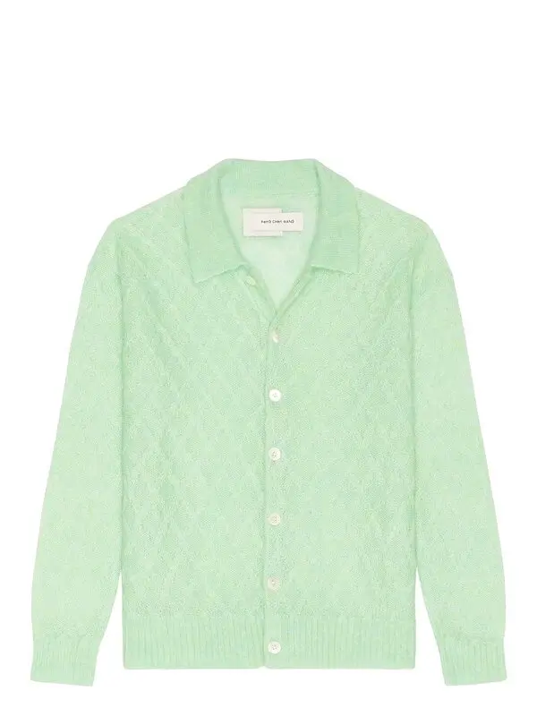 FENG CHEN WANG Knitted Cardigan Sweater - Green