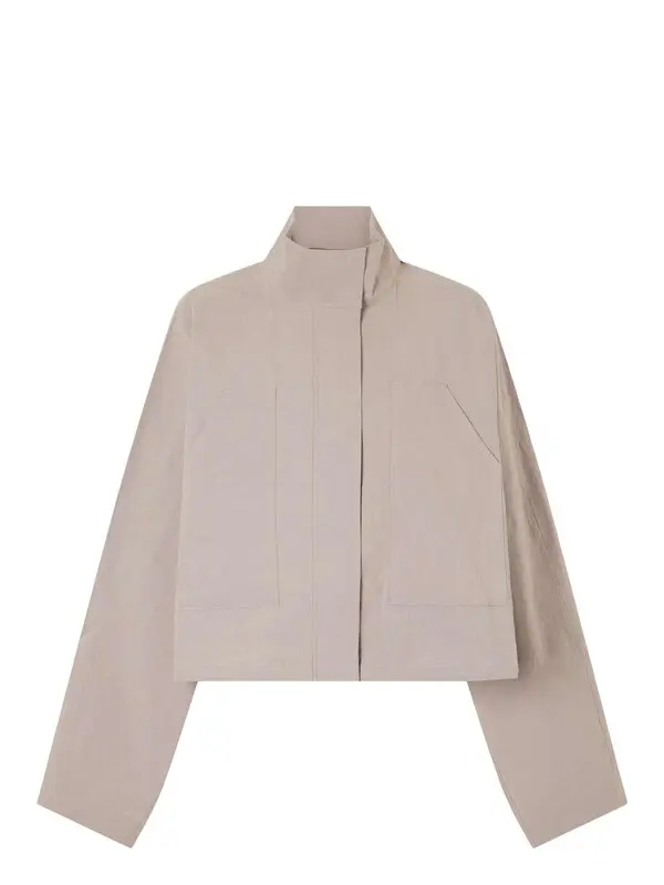 ST. AGNI Organic Stretch-cotton Jacket - Beige