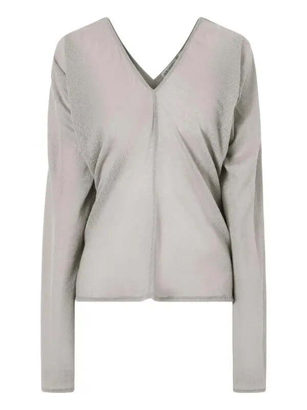 Our Legacy Cheer Wool-blend Blouse - Beige
