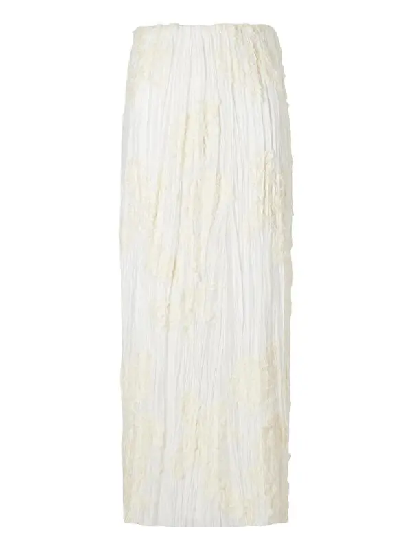 KALLMEYER Embellished Midi Skirt - Neutrals
