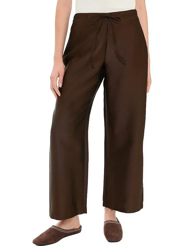 REFORMATION Olina Cropped Pants - Cafe